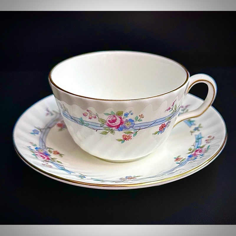 Minton 🇬🇧 Made in England Chartwell Bone China Cup & Saucer | Shopee ...