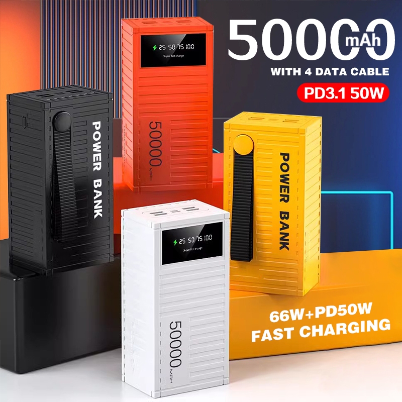 60000mah Container Power Bank Auxiliary Battery Big Capacity 20W Fast ...