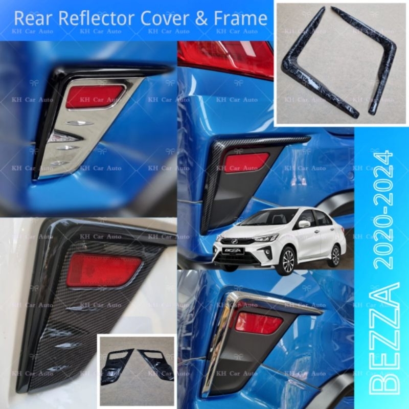 Perodua Bezza 2020-2024 Car Rear Bumper Reflector Cover Rear Reflector ...