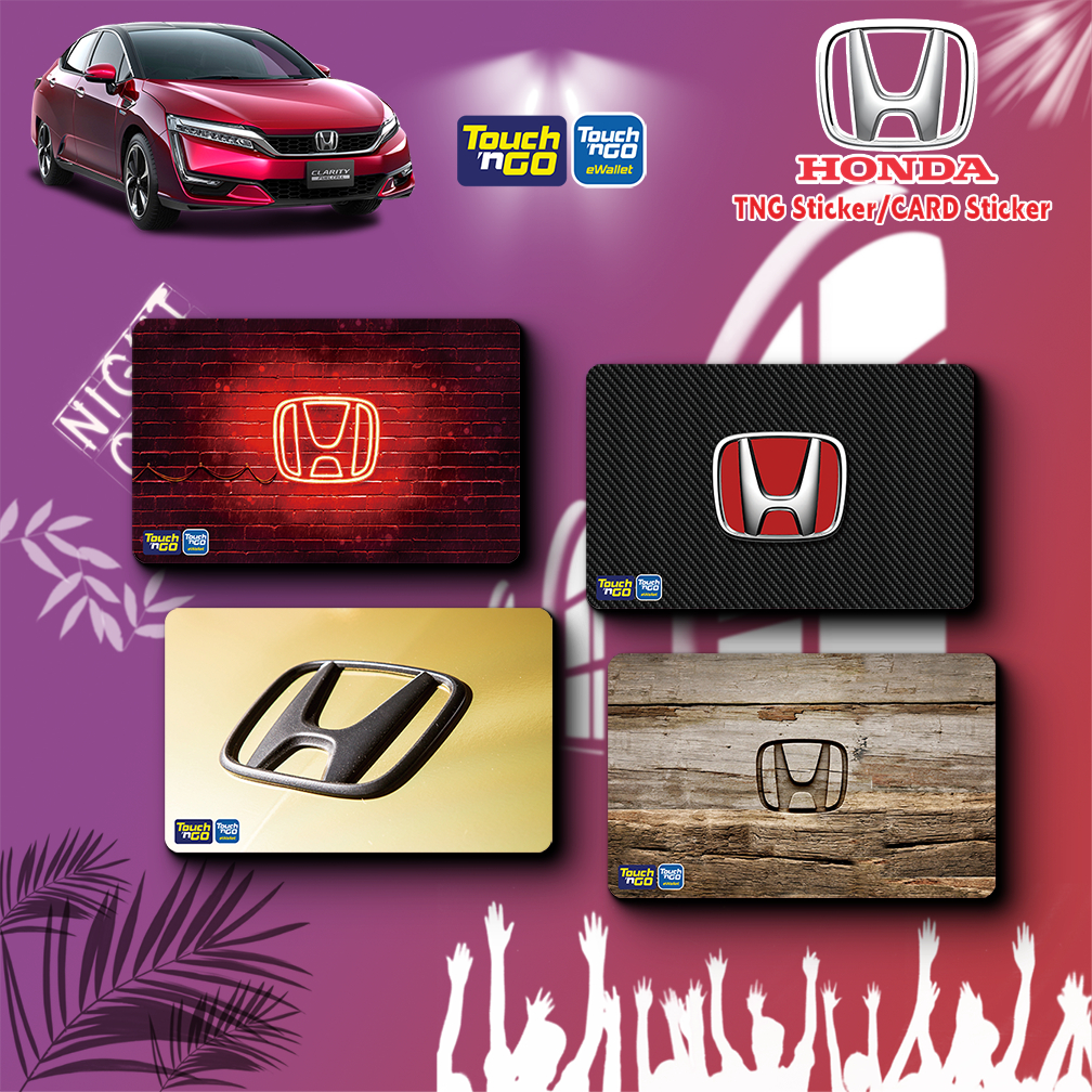 Honda Car TNG Sticker - Tng Touch N Go Sticker/Bank Card Sticker Cover ...