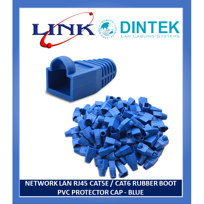 RJ45 CAT6/CAT5/5E Connector Rubber Boot Cover (Blue) | Shopee Malaysia