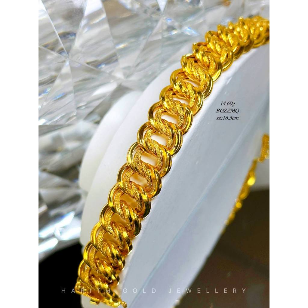 RANTAI TANGAN COCO EMAS 916 HARITH GOLD | Shopee Malaysia