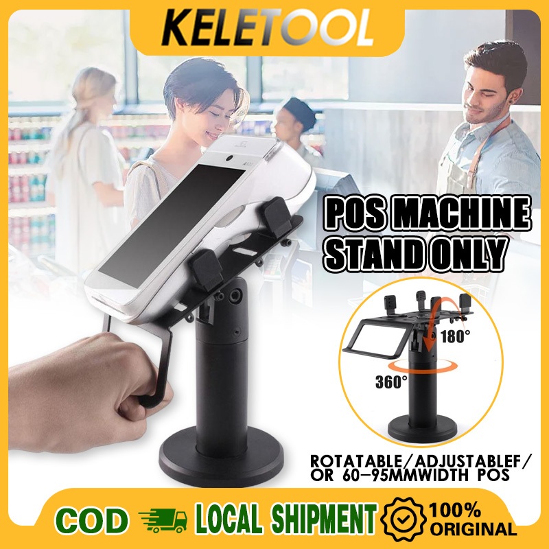 POS Payment Terminal Credit Card debit Machine 360 Degree Rotation Adjustable Holder Stand ...