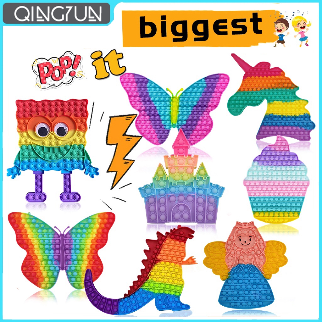 2024 Biggest Pop it Besar Among Us Fidget Toy Jumbo Large Fidget ...