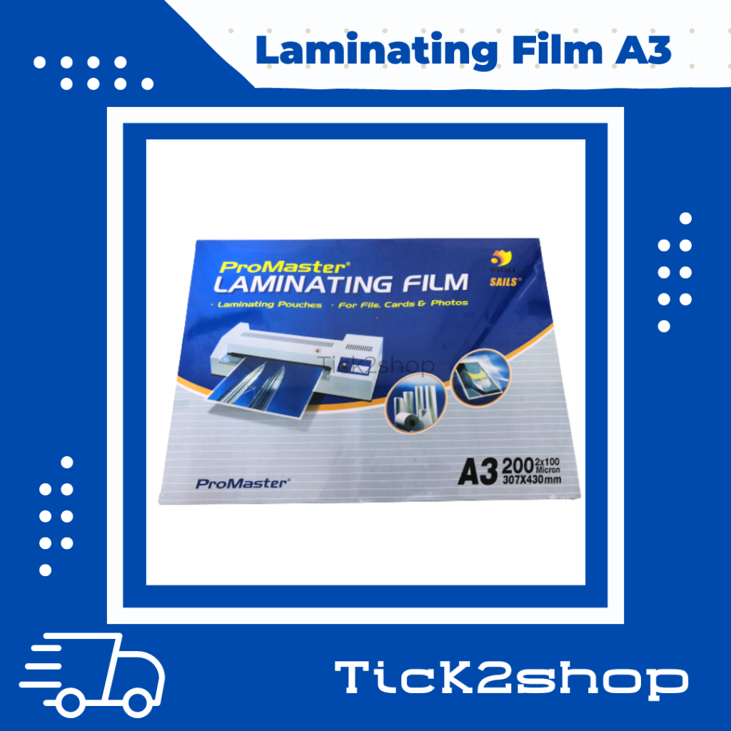 Promaster A3 Laminating Film (100's/box) | Shopee Malaysia