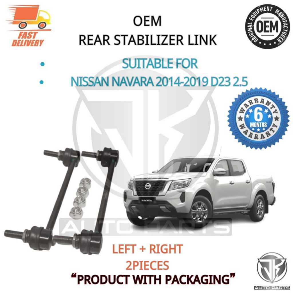 #1 PAIR#OEM REAR ABSORBER STABILIZER LINK NISSAN NAVARA 2014-2019 NP300 ...