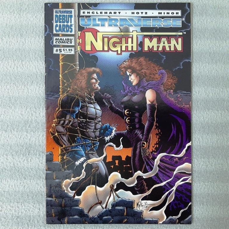 Night Man #5 (Malibu/Ultraverse Comics) I-P (Kyle Hotz, Steve Englehart ...