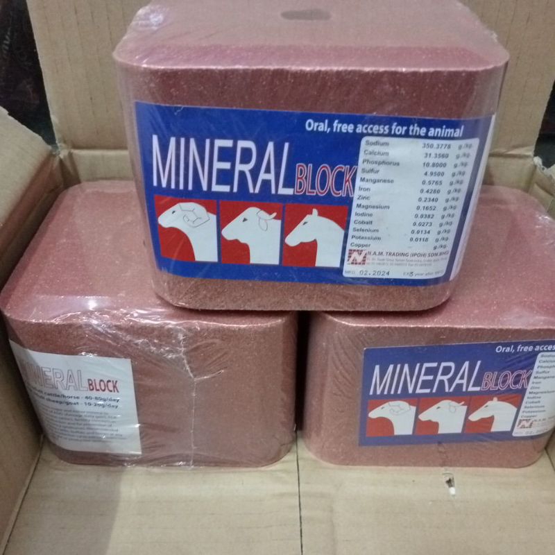MINERAL BLOCK GARAM JILAT KAMBING/LEMBU/RUSA/KUDA (5KG) | Shopee Malaysia