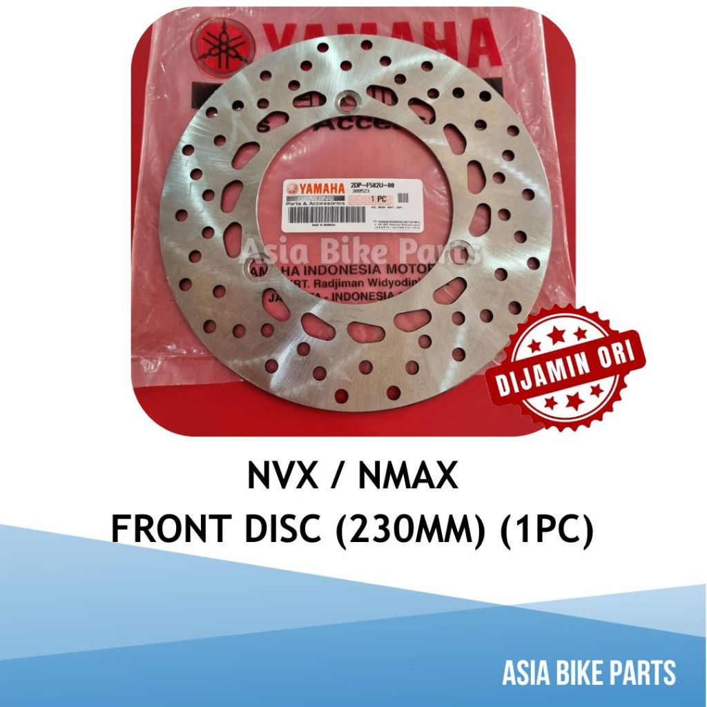 Yamaha Original NVX V1 V2 / NMAX V1 V2 Front Disc Brake / Piring Disk Depan - 2DP-F582U-00 ...