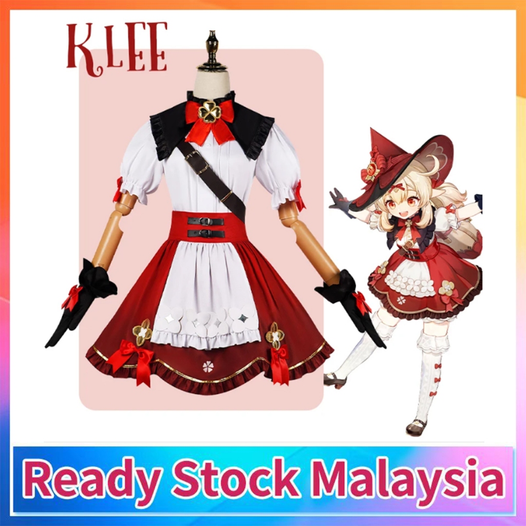 Genish impact Klee Blossoming Starlinght Cosplay Genishi Impact Costume ...