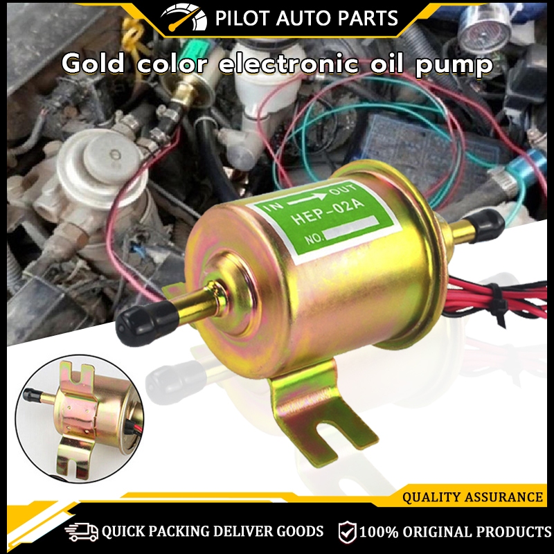 HEP-02A 12V 24V motorcycle universal diesel gasoline electric fuel pump ...
