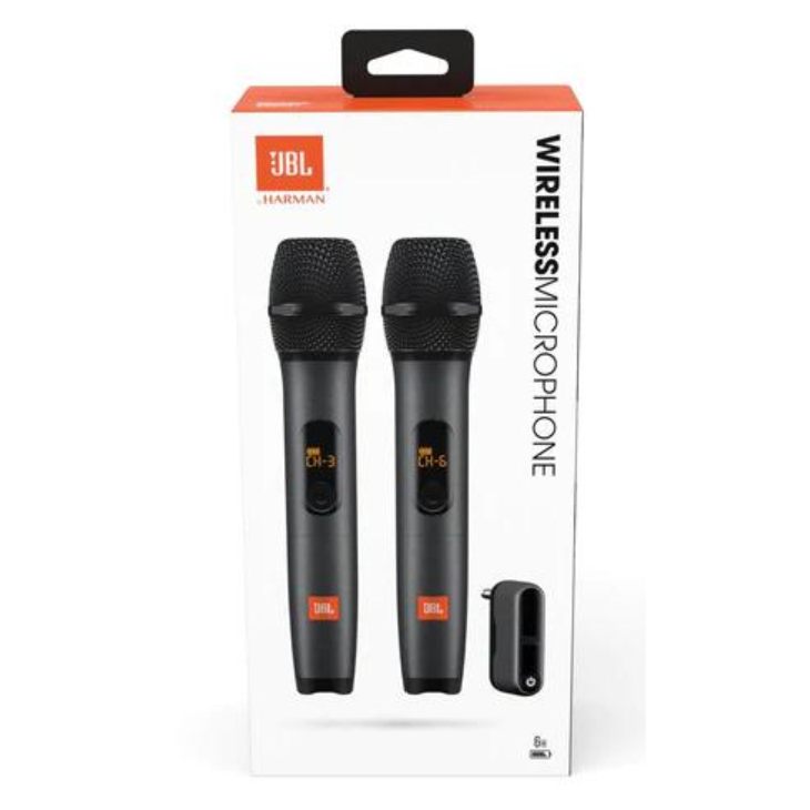 JBL Wireless Microphone JBL PartyBox Wireless MIC UHF Microphone System 2-Pack Twin Pack Set ...