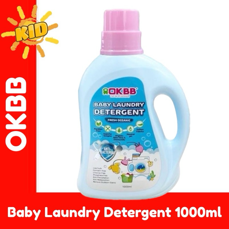 LD-1000 OKBB BABY LAUNDRY DETERGENT FRESH OCEANIC BOTTLE 1000ML ...