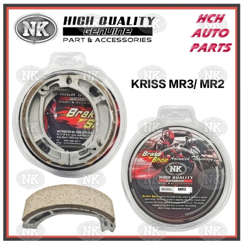 BRAKE SHOES - MODENAS - KRISS MR3/ KRISS MR2/ MR3/ MR2 (NK) | Shopee Malaysia