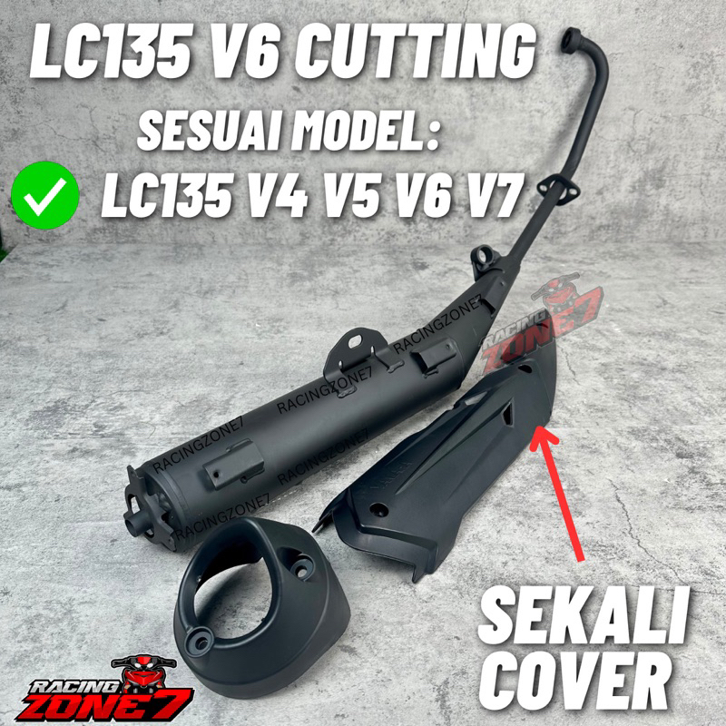 YAMAHA LC135 4S 5S (New) Standard Exhaust Pipe/ LC135 Ekzos V1 V2 V3 V4 V5 V6 V7, LC4S Ekzos STD ...