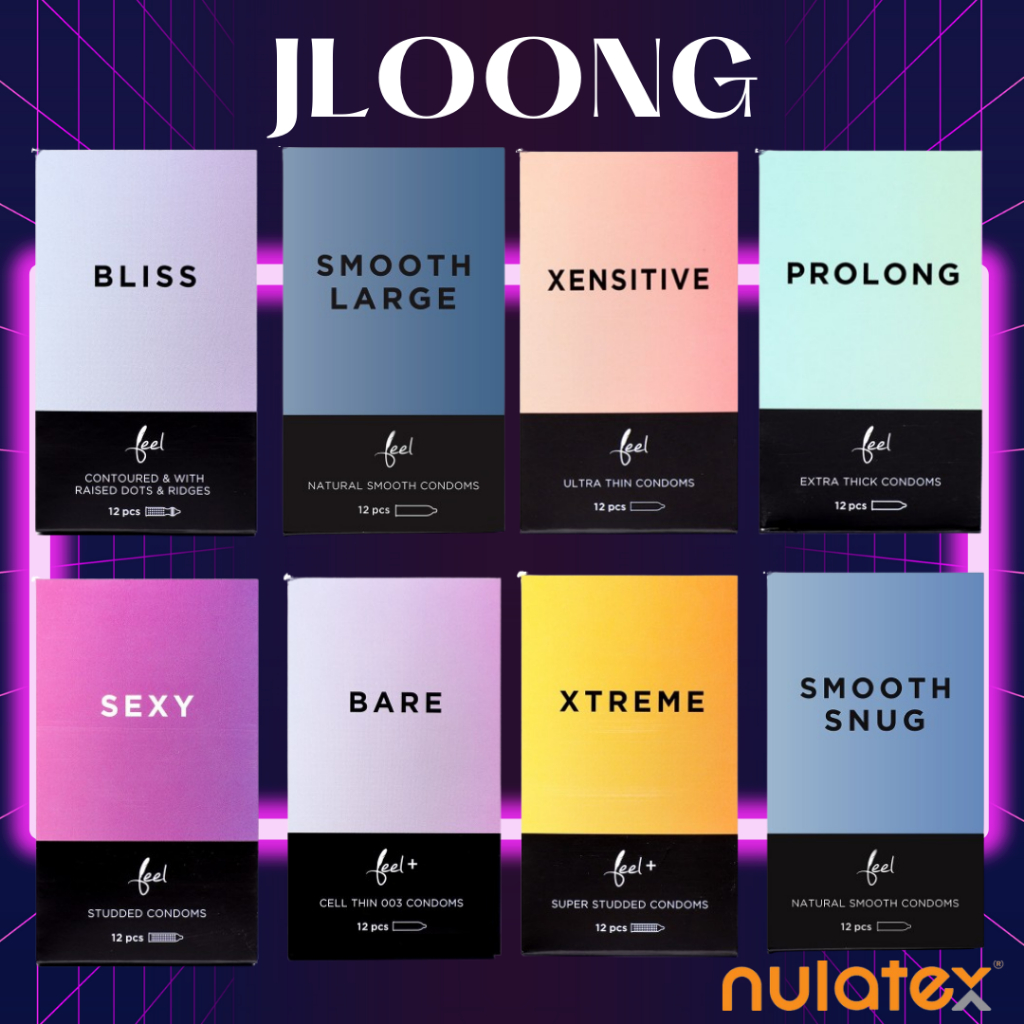 Nulatex Feel 12s Condoms Delay Thick Condom Prolong/Xensitive/Bare ...