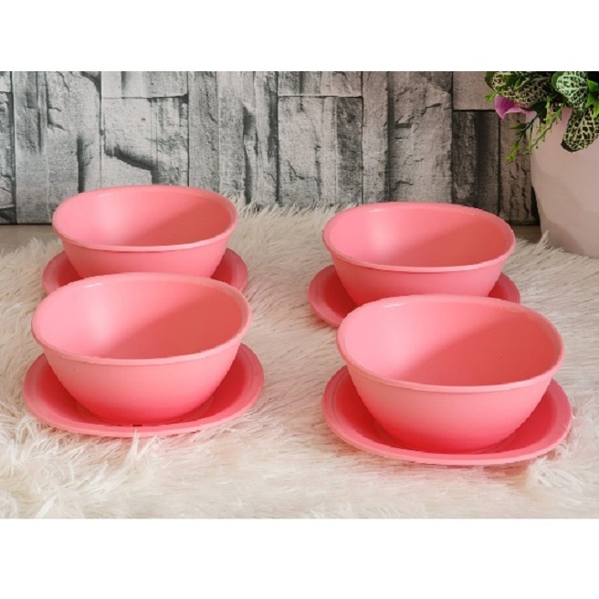 Tupperware Gourmet Dessert Plate / Legacy Bowl 400ml set of total 8pcs ...