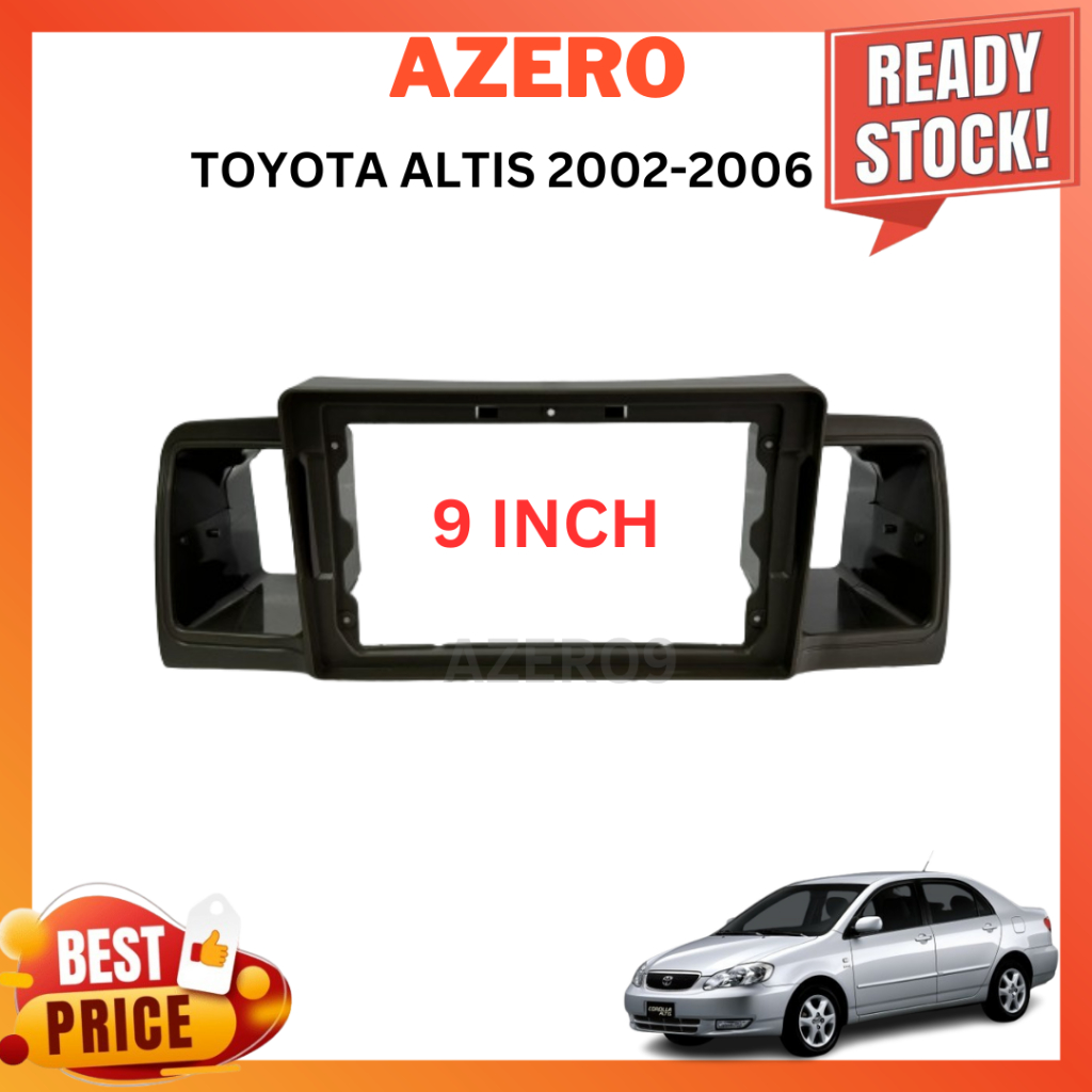 Android Player Casing 9" Toyota Altis 2002-2006 | Shopee Malaysia