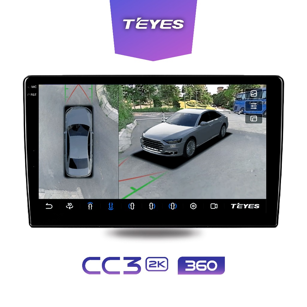 TEYES CC3 2K DSP Android Car Player with 3D 360° Surround View Camera 9" / 10" | Shopee Malaysia