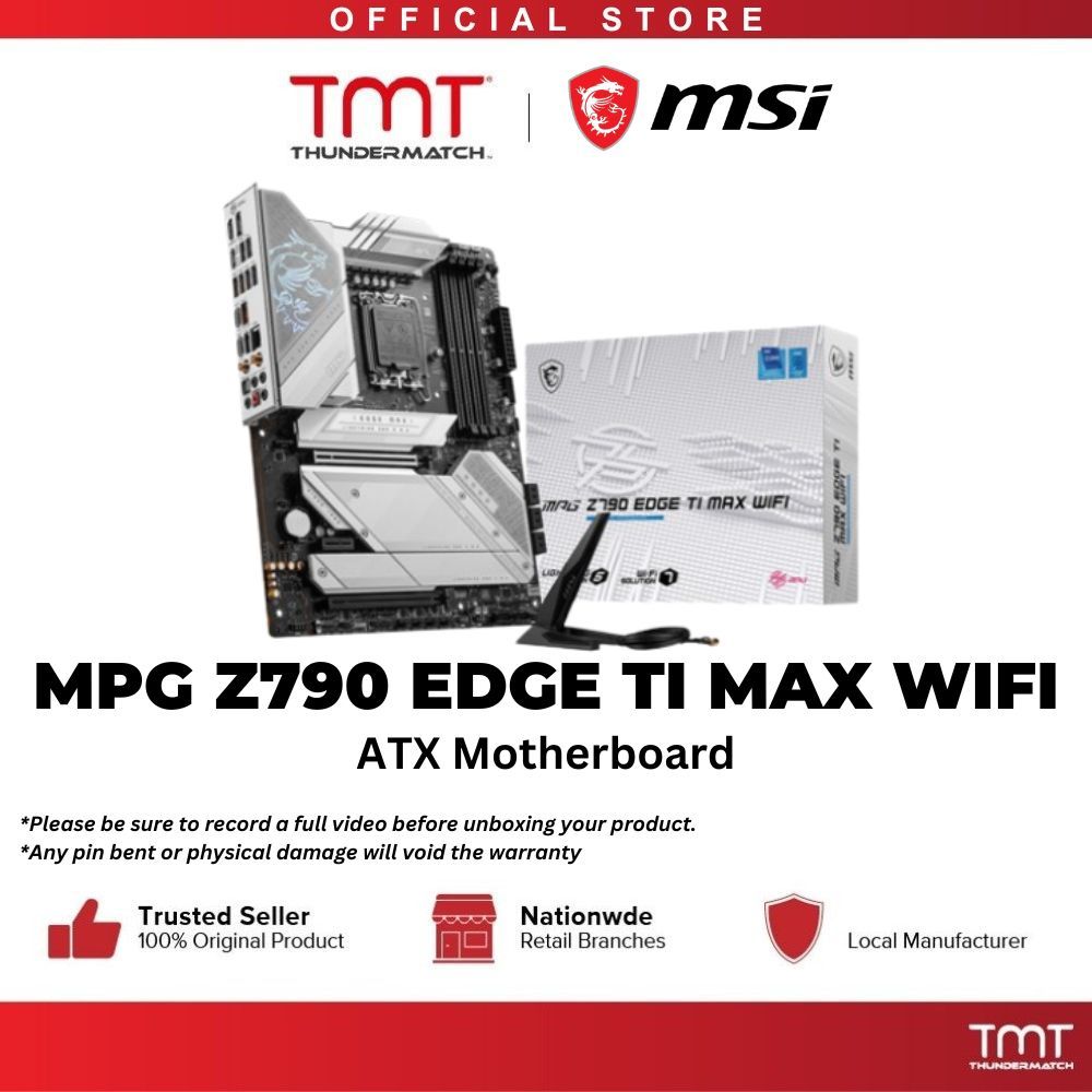 MSI MPG Z790 EDGE TI MAX WIFI DDR5 ATX Motherboard | Shopee Malaysia
