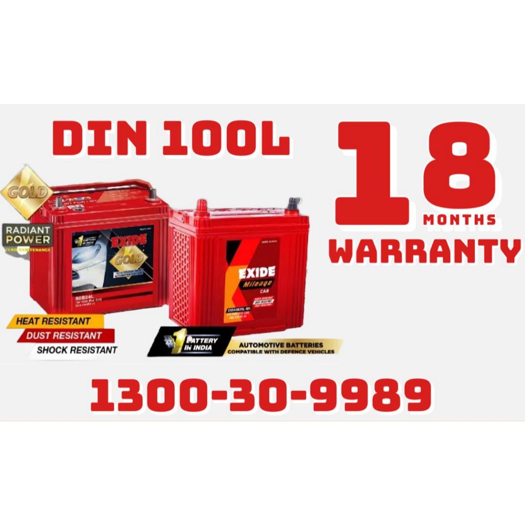 EXIDE DIN 100 | CAR BATTERY MERCEDES BENZ BMW | Shopee Malaysia