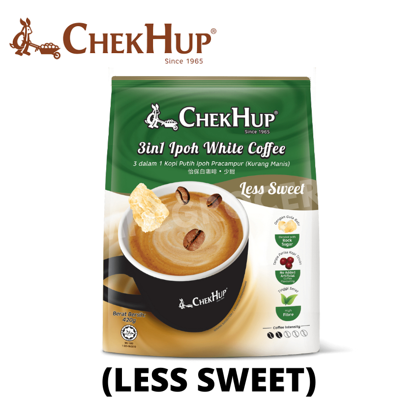 Chek Hup Ipoh White Coffee 3 in 1 (NEW BAG)(Original /Coffee &Creamer ...