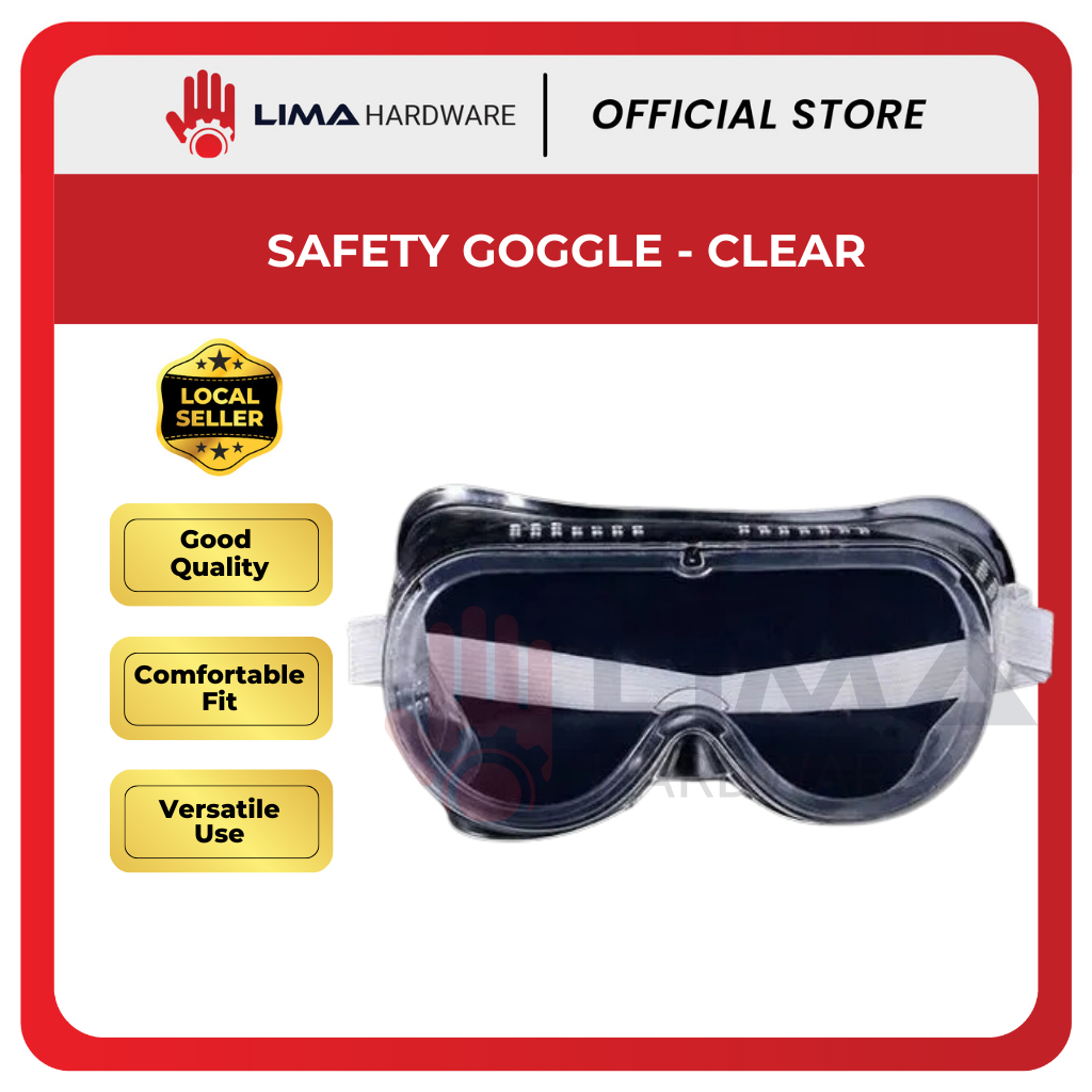 SAFETY GOGGLE - CLEAR (D012) | Shopee Malaysia