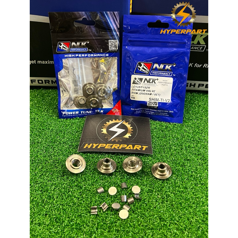 NLK PERFORMANCE VALVE SHIM TITANIUM V2 1.50 20GRAM Y15ZR LC135 | Shopee ...