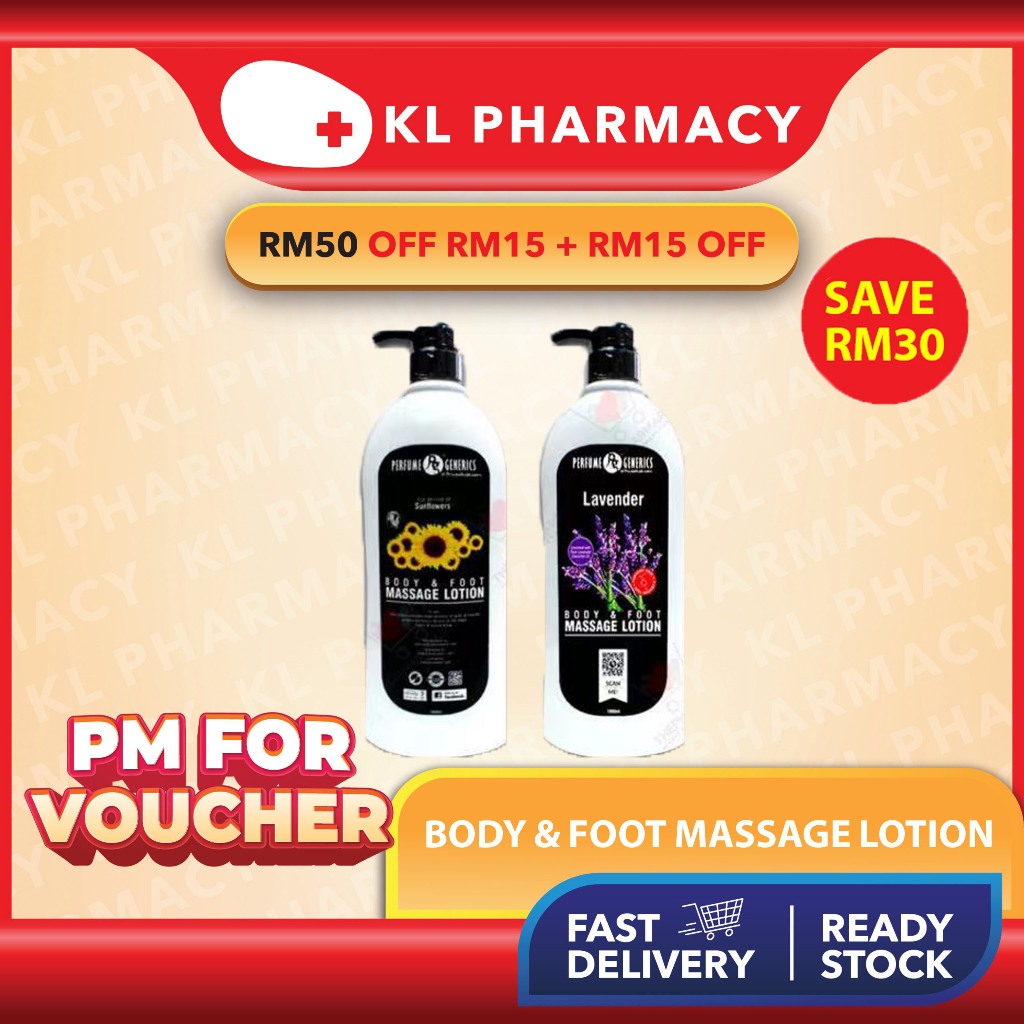 Perfume Generics Body & Foot Massage Lotion 1000ml | Shopee Malaysia