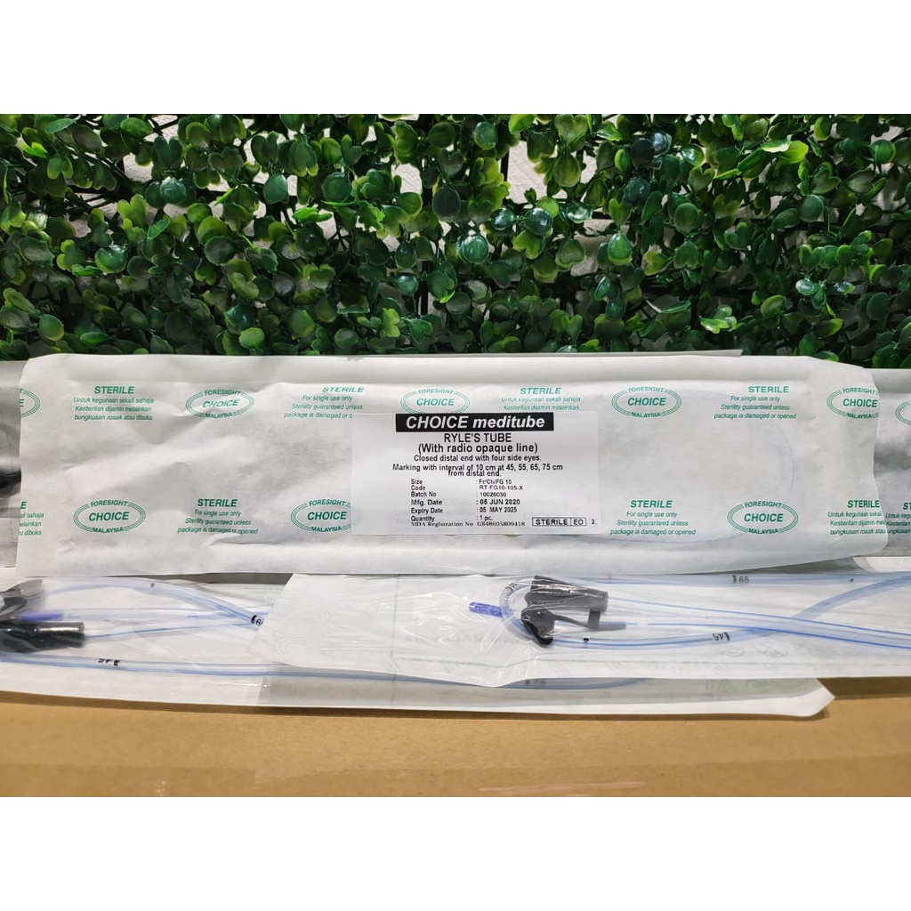 Choice Ryle's Tube (Feeding Tube) with radio opaque line, 105cm - Size ...