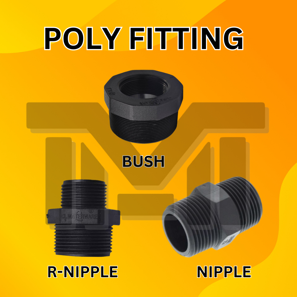 HIGH QUALITY POLY BUSH AND POLY NIPPLE | Shopee Malaysia