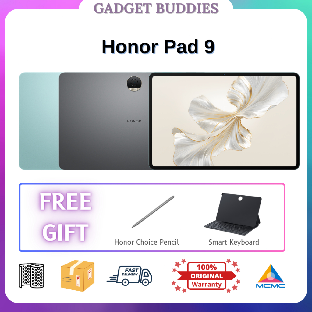 HONOR Pad 9 WIFI/5G (8GB Ram + 256GB Rom) Android Tablet 5G | 12.1 ...
