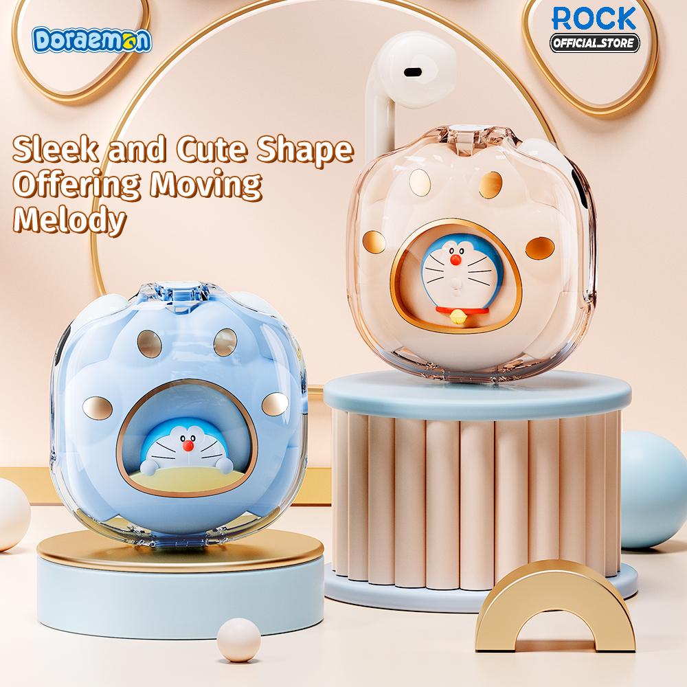 ROCK Doraemon Cat Claw TWS Bluetooth Earphones (哆啦A梦) | Shopee Malaysia
