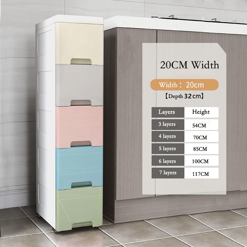 Slim Drawer Cabinet 15/25cm Wide Gap Storage Cabinet Kitchen Cabinet ...