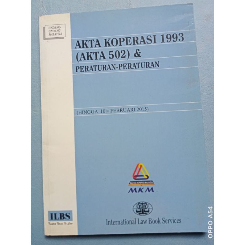 preloved AKTA KOPERASI 1993 (AKTA 502) | Shopee Malaysia