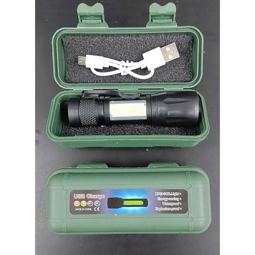 Ready Stock Portable 3 Mode Rechargeable Waterproof Torch Light LED ...