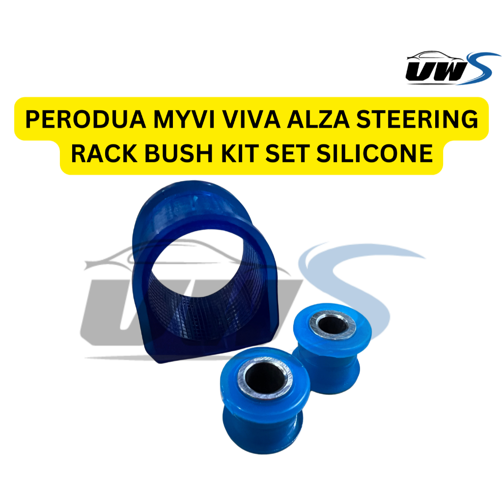 PERODUA MYVI VIVA ALZA STEERING RACK BUSH KIT SET SILICONE 1SET PRICE ...