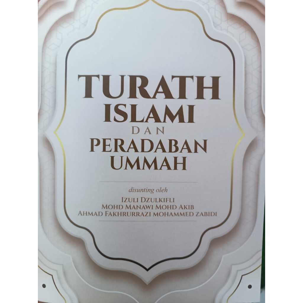 TURATH ISLAMI DAN PERADABAN UMMAH | Shopee Malaysia