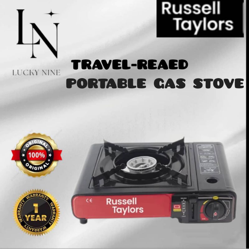 Russell Taylors Small Gas Stove / Portable Gas Stove with Carry Case ...