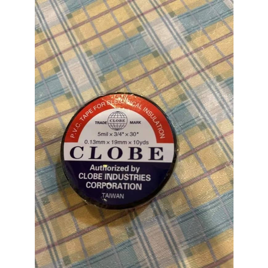 10 rolls 100% ori Clobe Taiwan Black PVC Insulation Tape Strong ...