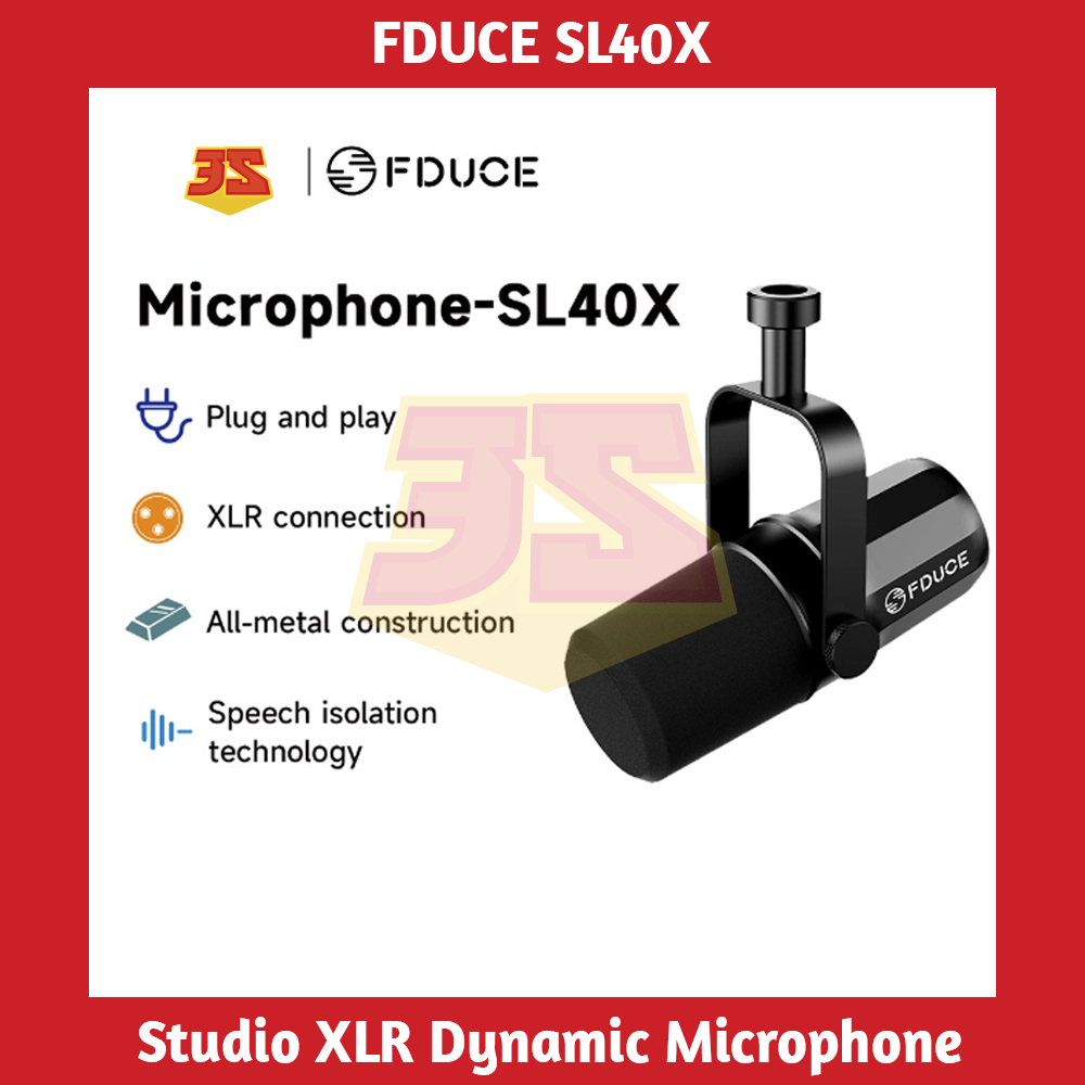 FDUCE SL40X XLR Dynamic microphone for recording, gaming, live ...