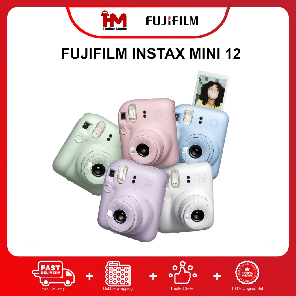Fujifilm Instax Mini 12 | Original Fujifilm Malaysia | Shopee Malaysia