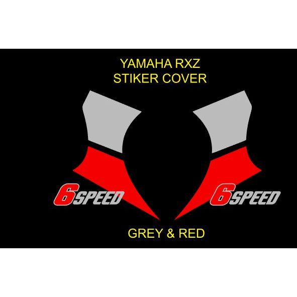 20240426-1227 YAMAHA RXZ STIKER SAMPAN COVER INJIN ENGINE (1SET= KIRI ...
