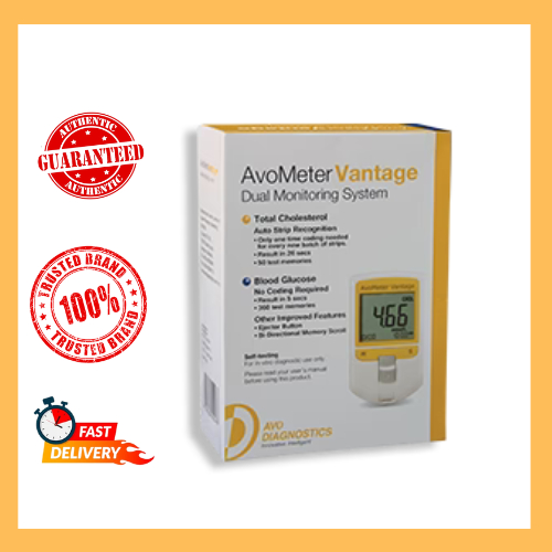 Avo Diagnostic AvoMeter Vantage Dual Monitoring Kit Set + Test Strips ...