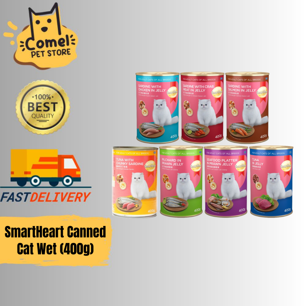 SMARTHEART CANNED CAT WET FOOD (400G) | Shopee Malaysia