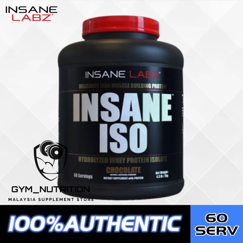 Insane Labz Insane ISO Hydrolyzed Whey Isolate (4.3LBS) Insane Labz ...
