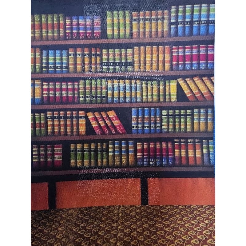 Bookshelf studio Background 3x6 Meter/10x20ft for Convocation shooting ...