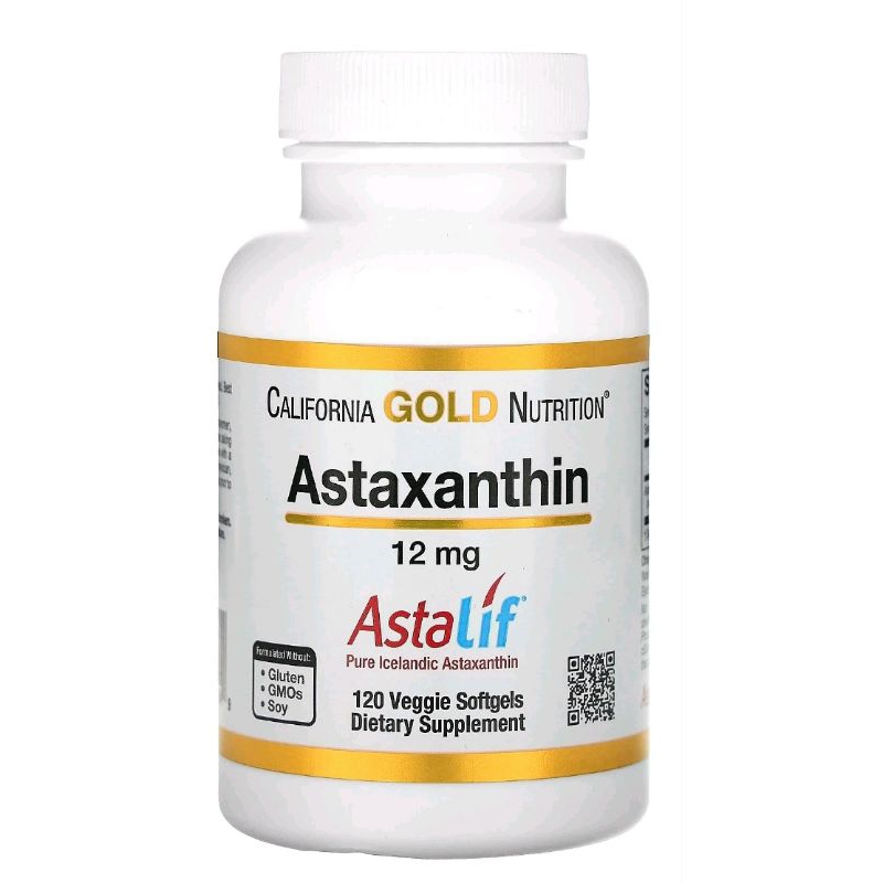 Astaxanthin, Astalif Pure Icelandic, 12 mg, 30 ~120 Veggie Softgels ...