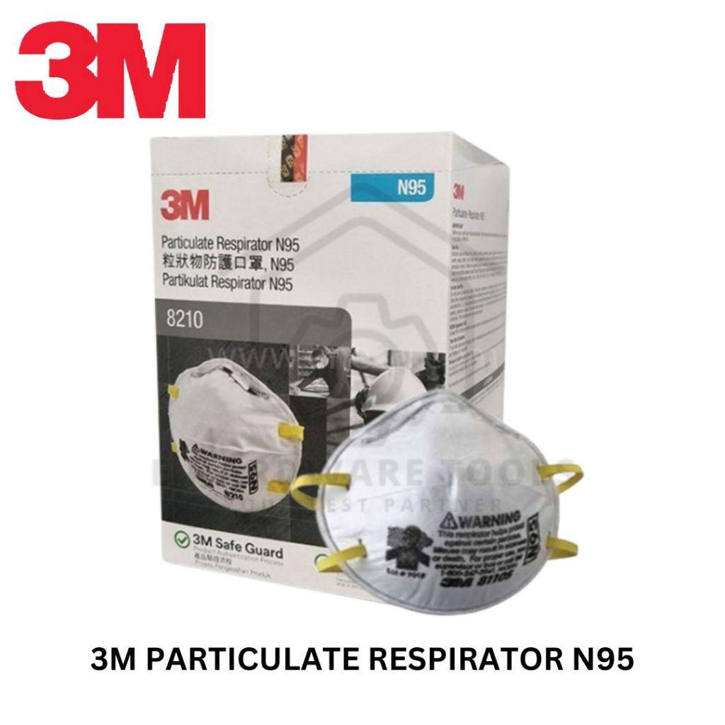 3M 8210 Particulars Respirator N95 Mask (20PCS/BOX) | Shopee Malaysia