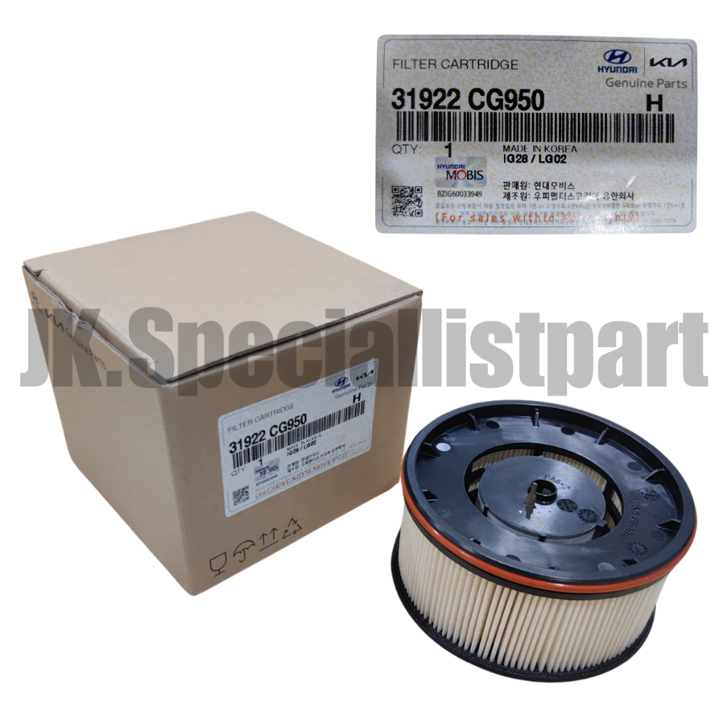 DIESEL FILTER GENUINE PART (ORIGINAL) HYUNDAI STARIA 2021 [ 31922-CG900 ...
